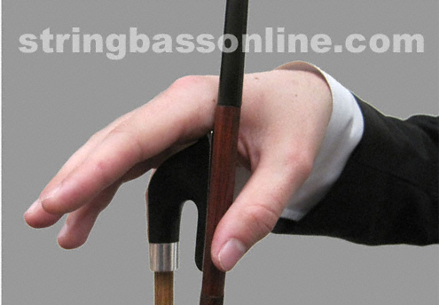 String Bass Online - Bow Hold